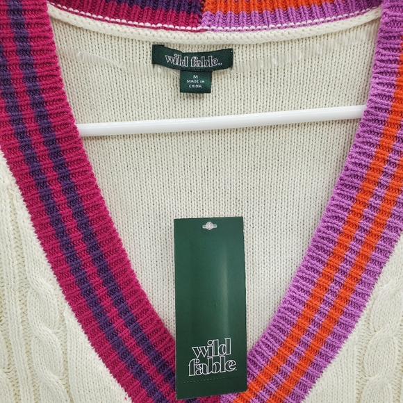 wild fable | Sweaters | Wild Fable Knit Sweater Vest Womens Nwt Almond ...